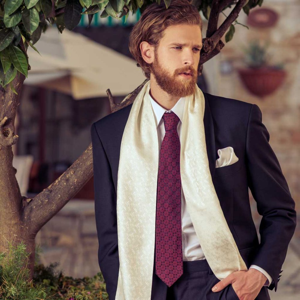 Scarf with suit: Elevate Your Professional Style